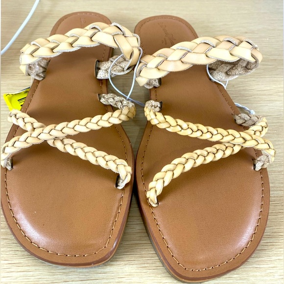 Universal Thread | Shoes | Universal Thread Braided Leather Sandals Nwt ...
